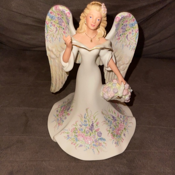 Accents | Rare Lenox Rhynrivet Rose Of Heaven 7 Porcelain Figure Winged ...